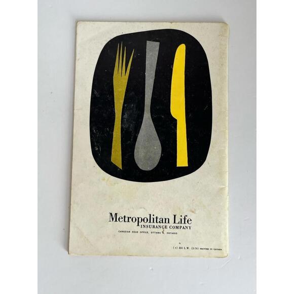 Other | Metropolitan Cookbook 1964 Vintage Metropolitan Life Insurance ...